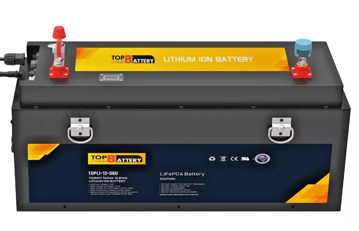 Topli 12V560Ah Lithium battery Bluetooth for Caravan Marine Energy sto ...