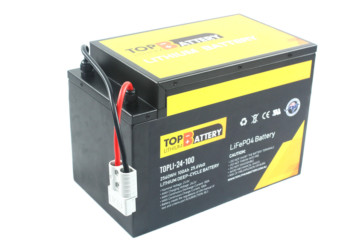 TOPLi 24V 100Ah Lithium Battery – Top Lithium Battery