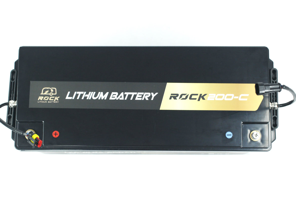 Rock 12V 200Ah Lithium Battery with communication support 6 in series ...